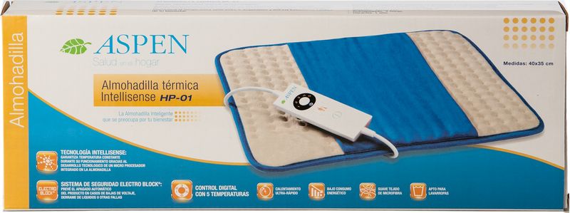 Almohadilla Termica Aspen Universal 5 Temperaturas | Farmacity - Farmacity Almohadilla Termica Aspen Universal 5 Temperaturas | Farmacity - Farmacity