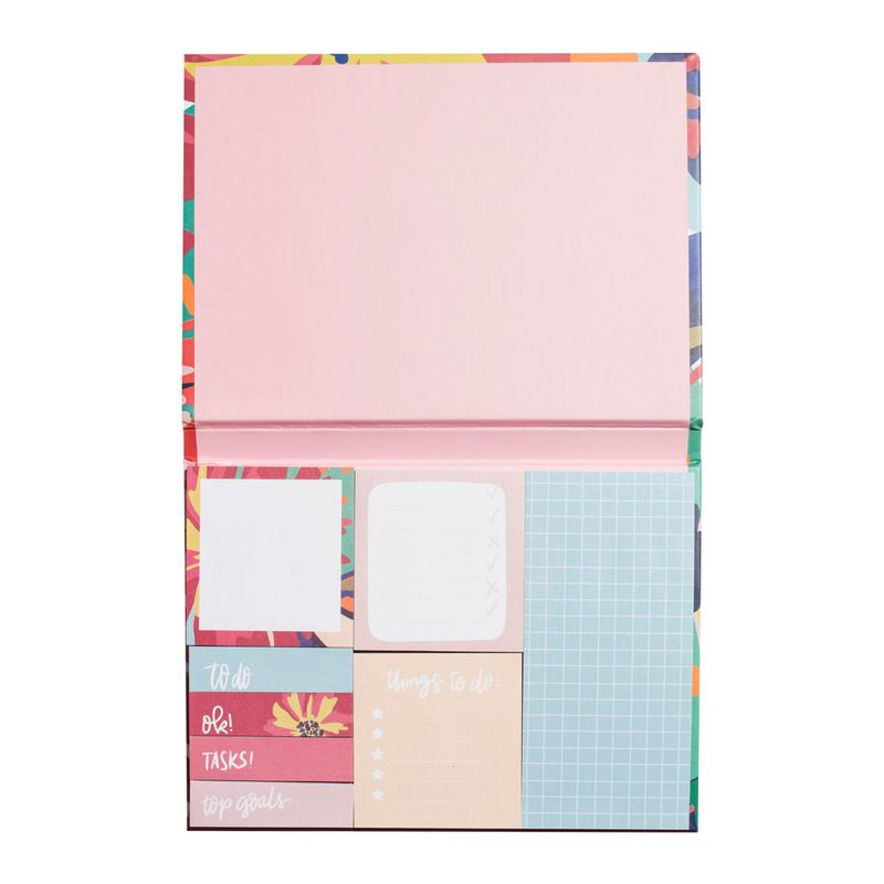 Set Sticky Notes Simplicity Con Tapa Flores X 5 Un Farmacity Farmacity