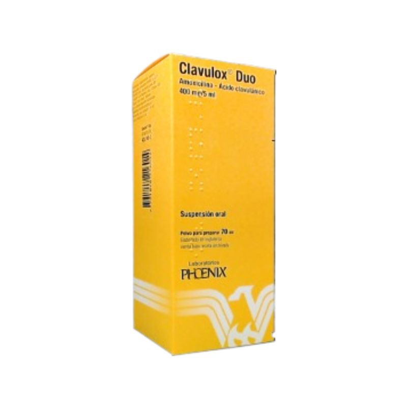 Clavulox Duo Clavulánico, C. + Amoxicilina Susp. x 70 ml - Farmacity