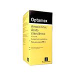Optamox Amoxicilina + Ácido Clavulánico 250 mg Susp. x 60 ml - Farmacity